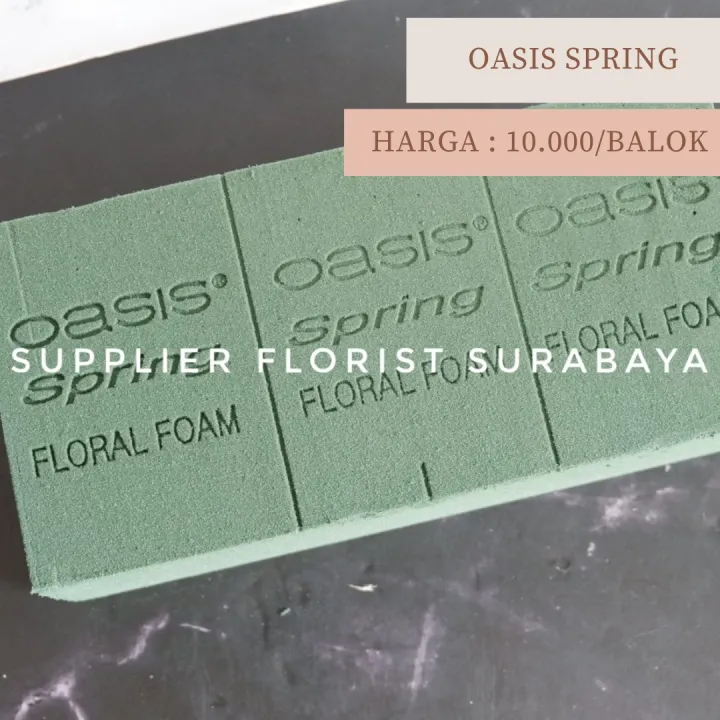 floral foam basah / oasis basah / foam bunga asli/ foam bunga oasis ...