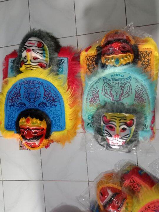 Topeng reog Rahwana dan macan isi 20 pcs | Lazada Indonesia