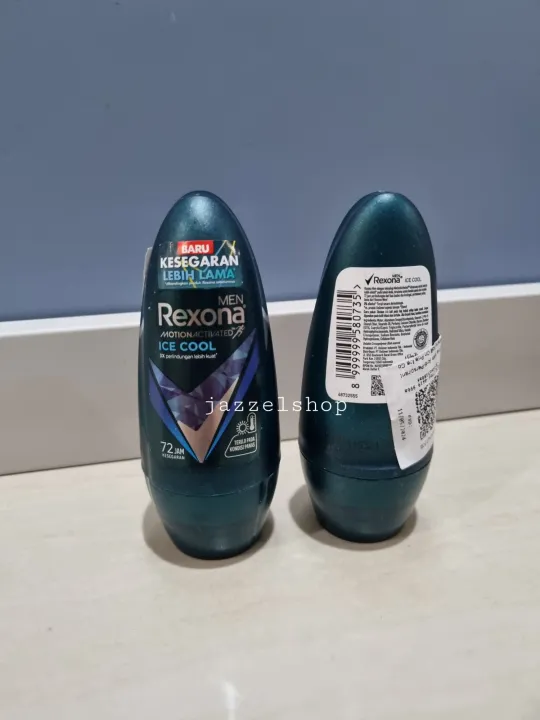 REXONA MEN motionactivated Ice Cool deodorant roll on 45ml | Lazada Indonesia