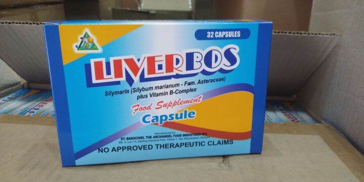 LIVERBOS silymarin + vitamin B-complex | Lazada PH