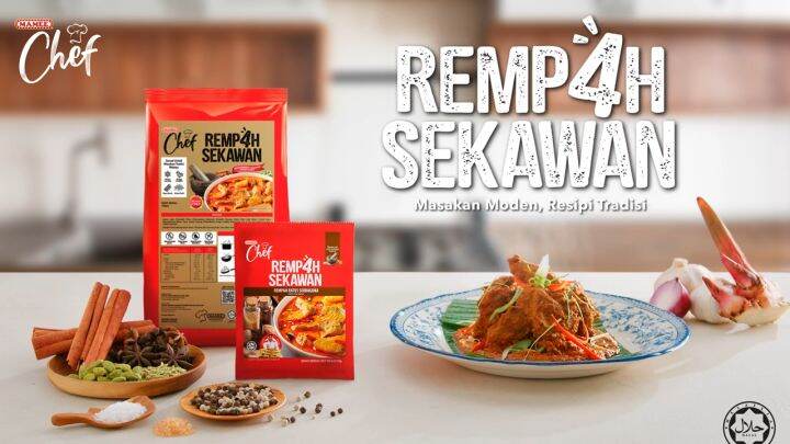 MAMEE Chef Rempah 4 Sekawan Sachets 25g (Individual sachets/ box) | Lazada