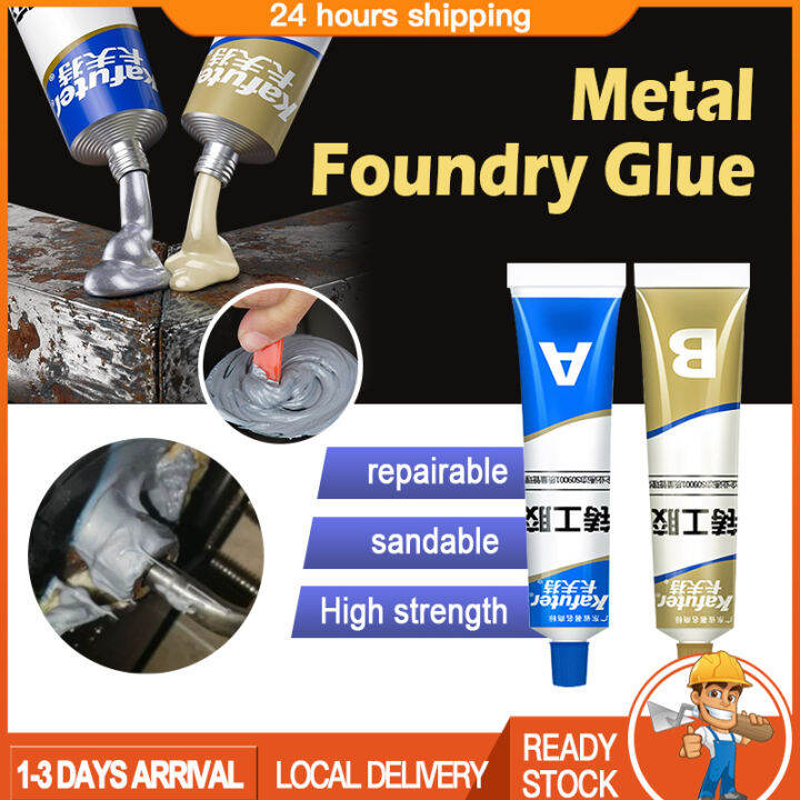 100G Strong Kafuter A+B Metal Repairing Casting Adhesive Glue Pipe Patching Agent Besi Super ...