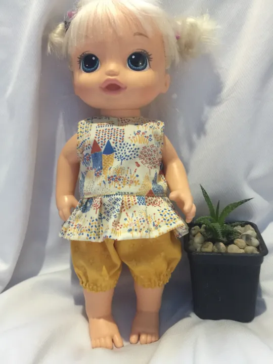 Baby Alive Clothes/Baby Alive Ruffled Top With Short (Doll Not Included ...