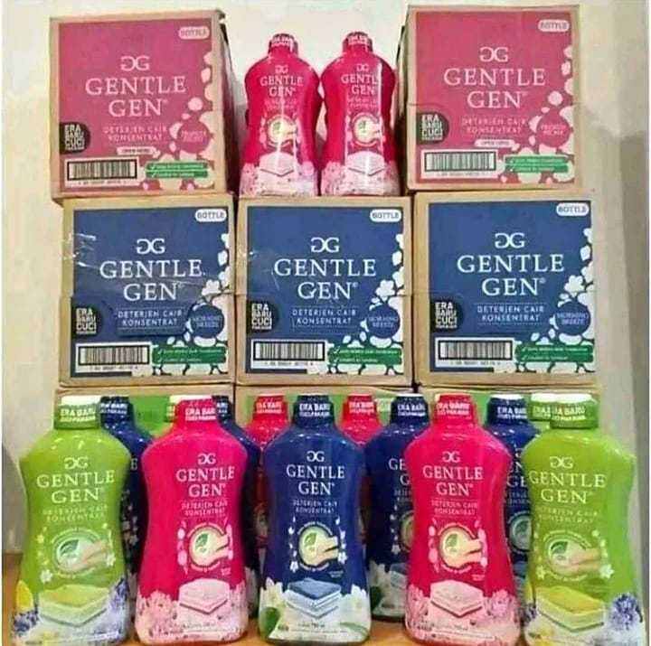 detergen gentle gen botol 700 ml 1 dus sabun cair gentle gen | Lazada ...