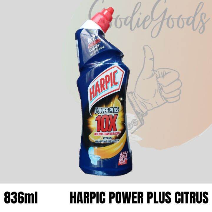 Harpic Power Plus 10x Better Than Bleach Citrus Toilet Cleaner 750ml | Lazada PH