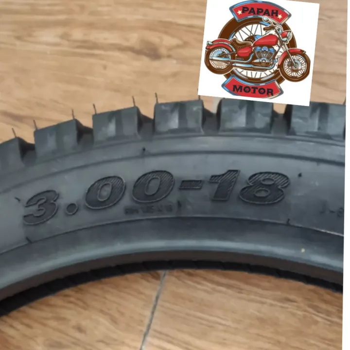 RUDDER MOTORCYCLE TIRE 300X18 BANANA TYPE 8PLY | Lazada PH