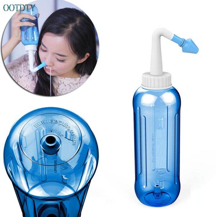 500 ML Nose Wash System Automatic Neti Pot Clean Sinus Nasal | Lazada ...