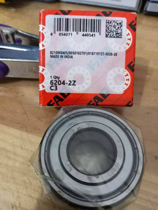 Ball bearing 6204 ZZ C3 FAG | Lazada Indonesia