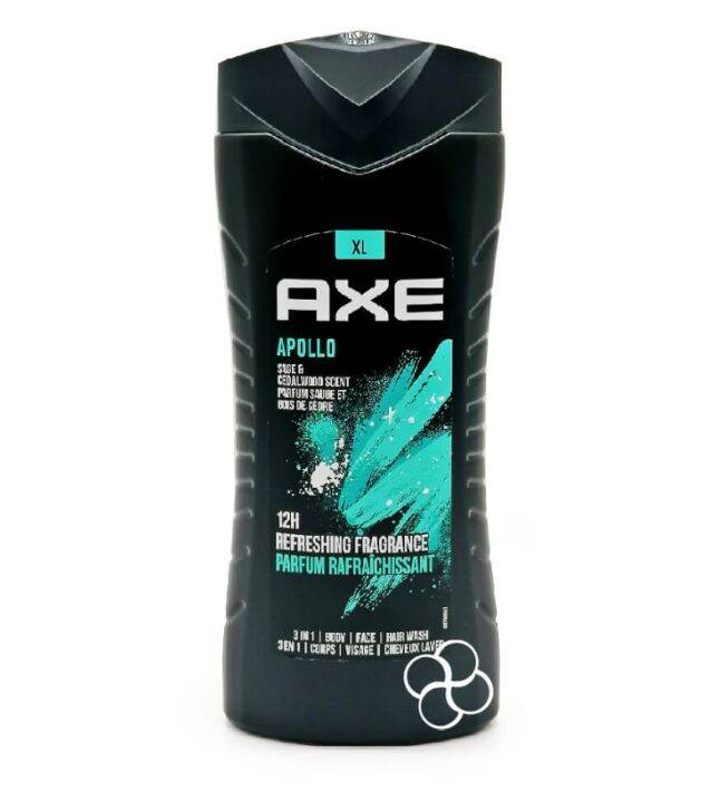 Axe Apollo 3-in-1 Body Wash 400mL | Lazada PH