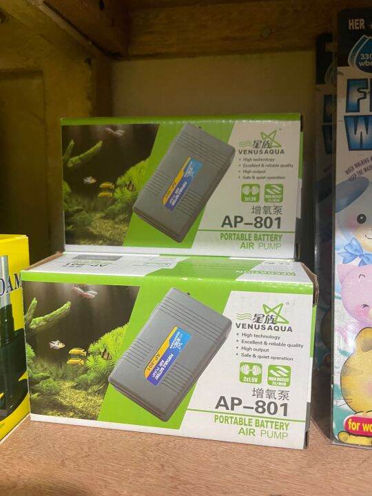 Venus Aqua AP-801 Portable Battery Air pump | Lazada PH