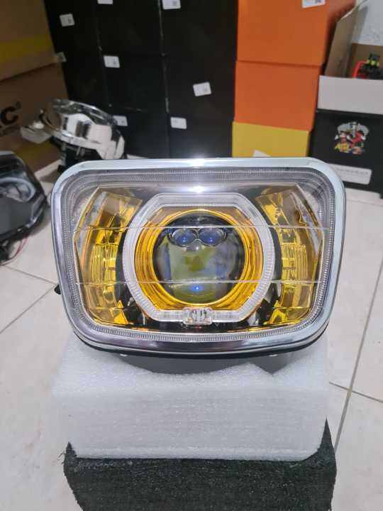 Lampu Depan Jupiter MX king Set Biled Laser Terbaru Cahaya Padet Terang ...