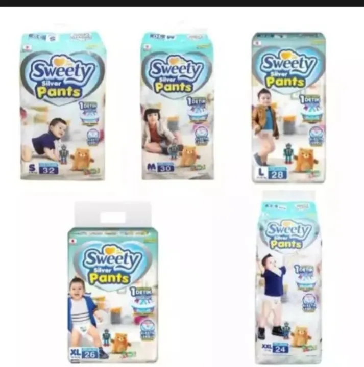 sweety silver Pants S32 M30/L28 diapers pampers | Lazada Indonesia