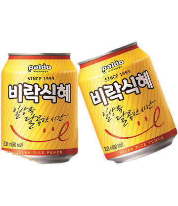 น้ำข้าวเกาหลี "ชิกฮเย" SIKHYE PALDO RICE DRINK 238 ML/สินค้านำเข้าจากเกาหลีแท้/ขนาด 238 ml/식혜 ...