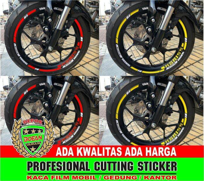 Cutting sticker lis velg yamaha XSR 155 | Lazada Indonesia