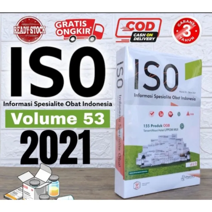 Buku ISO OBAT Informasi Spesialite Obat Indonesia Volume 53 Tahun 2021 ...