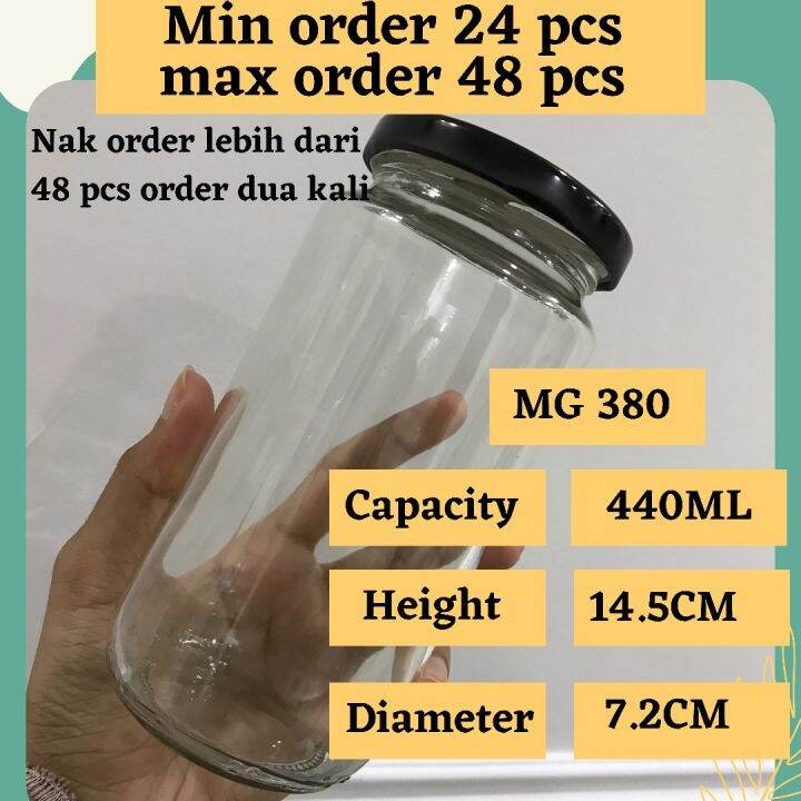 Botol kaca 440ml | Lazada