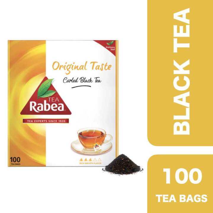 Rabea Tea Original Taste Black Tea 100 Tea Bags ++ ชาราบีอะย์ ออริจินัลเทส ชาดำถุงกระตุก 100 ซอง ...