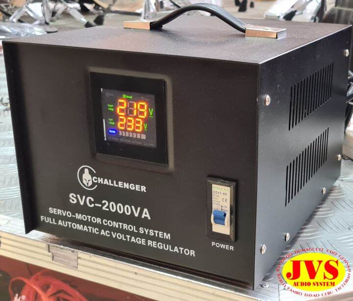 Challenger SVC-2000VA Servo Motor AVR with Digital Display | Lazada PH