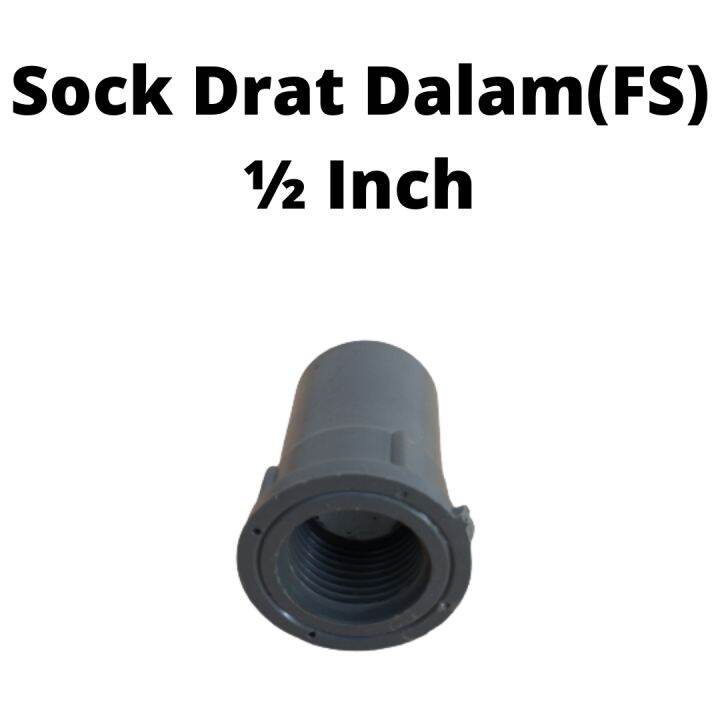sok drat / Faucet Socket 1/2 Inch Maspion PVC Sok Drat Dalam (FS) SDD ...