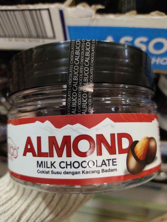 Coklat Langkawi Calbuco Mini Jar Milk/Dark/White Chocolate Almond ...