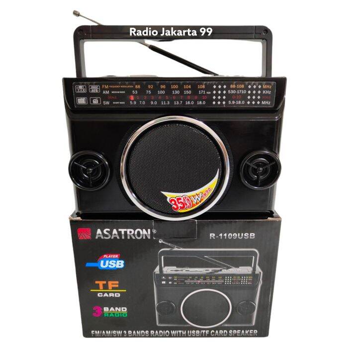 Radio Bluetooth Asatron R-1109 USB Kartu Memory Mp3 Player | Lazada ...