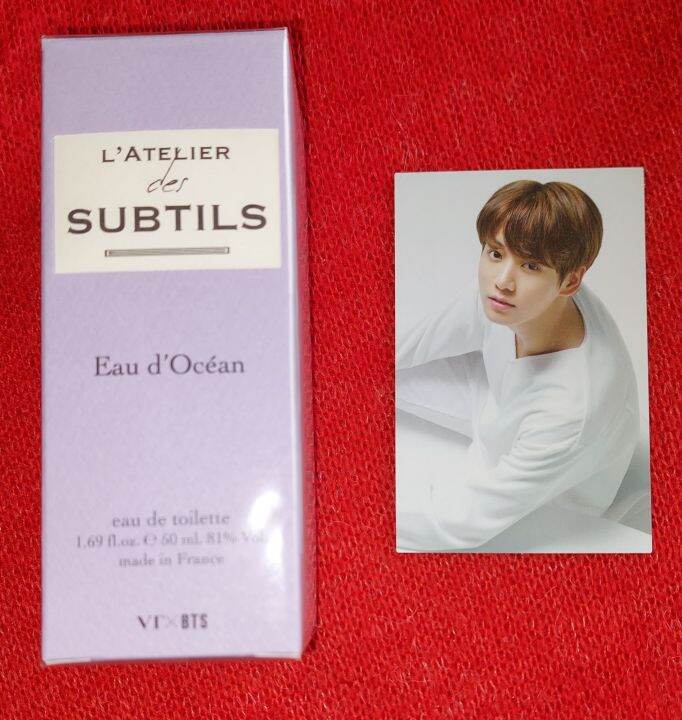 BTS PERFUME VT X BTS L'ATELIER DES SUBTILS (50ml) MINI PC INCLUDED ...