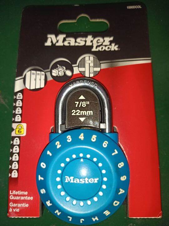 MASTER PADLOCK MASTER LOCK ROUND BODY COMBINATION LOCK PADLOCKS W ...