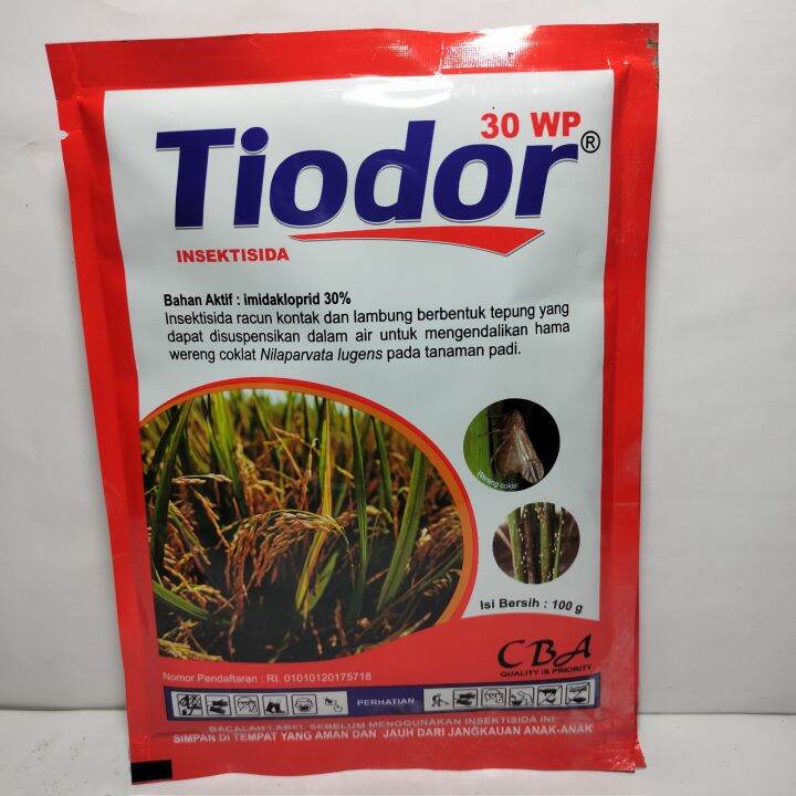 Insektisida Tiodor 30WP 100gram Imidakloprid membasmi Hama Wereng kutu ...