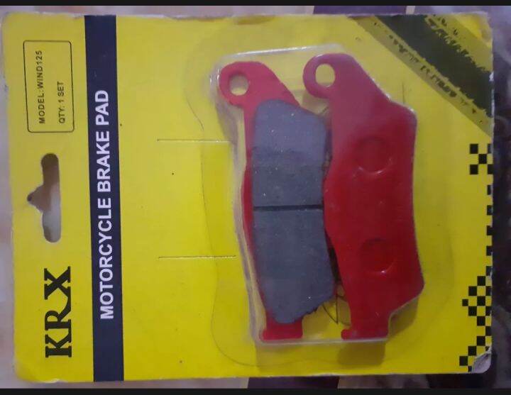 KRX BRAKE PAD FOR MOTORCYCLE WIND 125/ XRM TRINITY / RUSI KORAK ...