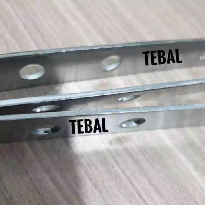 Plat Besi Bolong Tebal Chrome Universal | Lazada Indonesia