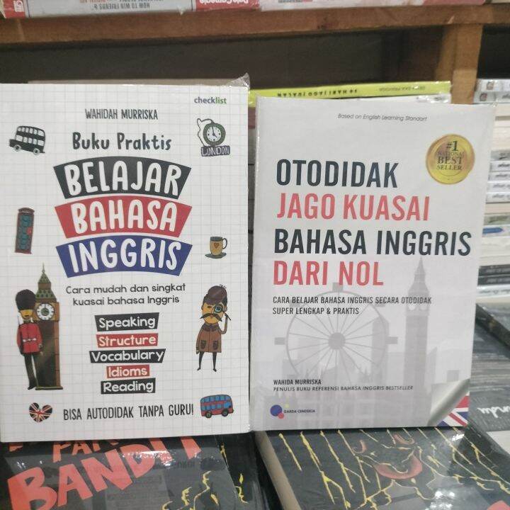 Paket 2 buku belajar bahasa Inggris, dan otodidak jago kuasai bahasa Inggris dari nol. | Lazada ...