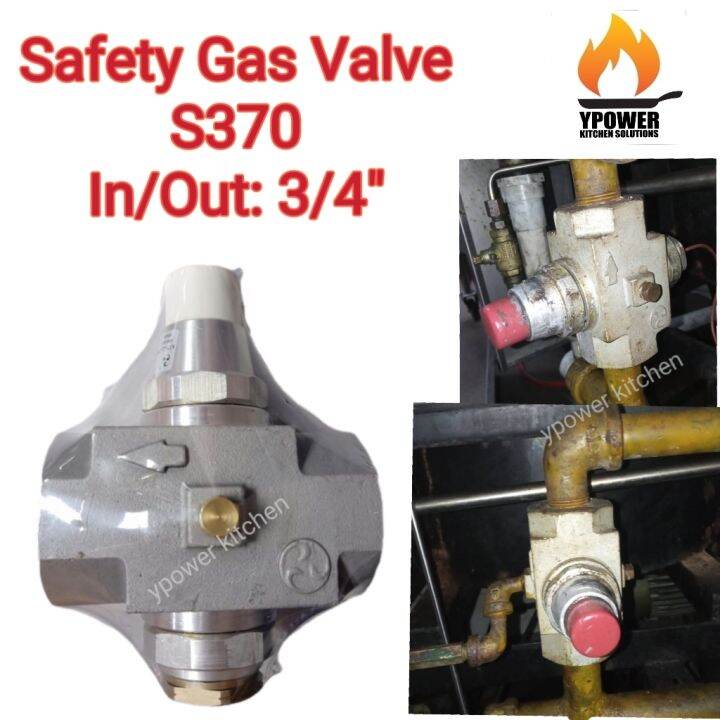 Safety Gas Valve S370 /For Air blast burner/Dn20 | Lazada