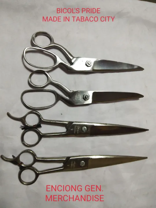 SCISSORS 8" ASERO, FULLY POLISHED MADE IN TABACO CITY PRIDE OF BICOL ...