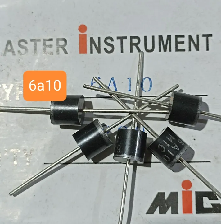 5BUAH DIODA 6A10 6A 10 RECTIFIER 1000V ORIGINAL MIC | Lazada Indonesia