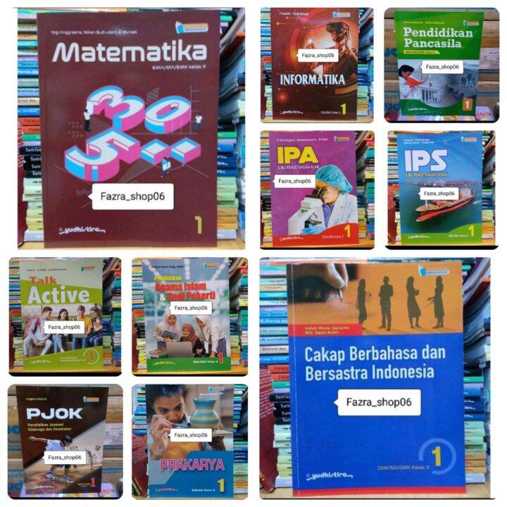 NEW Buku Paket Pelajaran Kurikulum Merdeka sma ma kelas 1 10 X ...