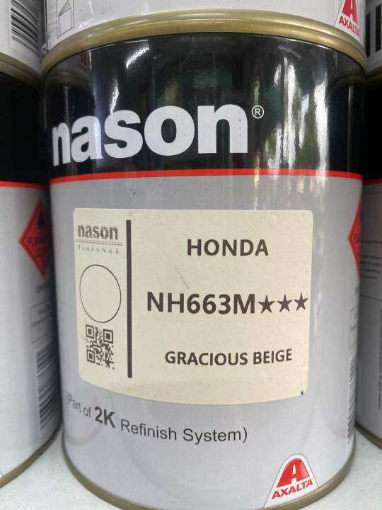 สีเบอร์ NH663M 3ดาว ยี่ห้อ HONDA สีเบอร์ nason สีพ่นรถยนต์2k สีพ่นรถ ...
