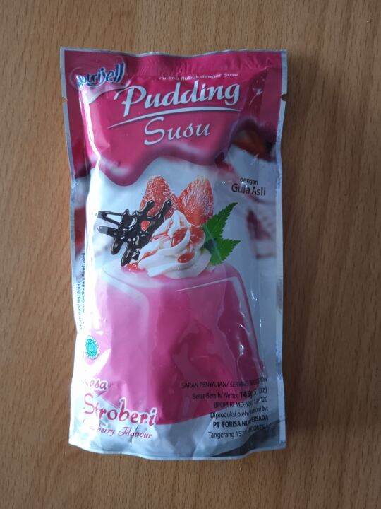 nutrijell puding susu rasa strawberry 145g | Lazada Indonesia