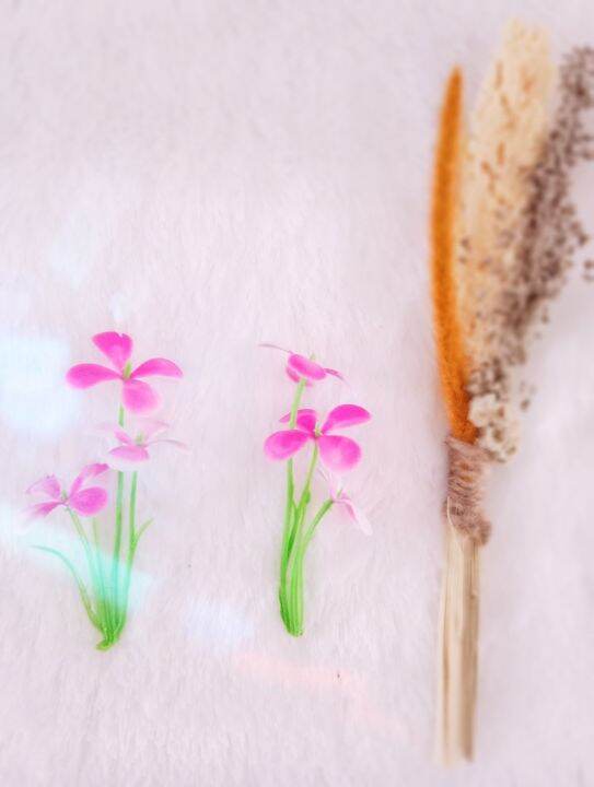 Topper Bunga Rantai Isi 2 Warna Pink, Ungu, dan Merah | Lazada Indonesia