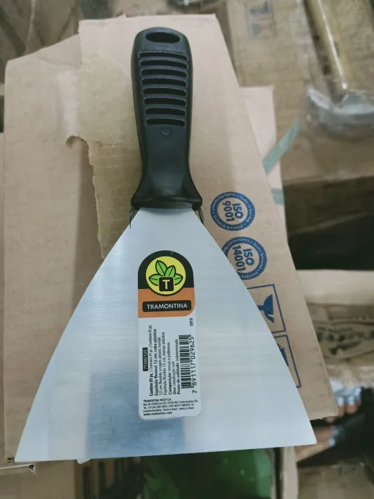 TRAMONTINA PAINT SCRAPER FLEXIBLE BLADES WITH PVC HANDLES 20MM,40MM ...
