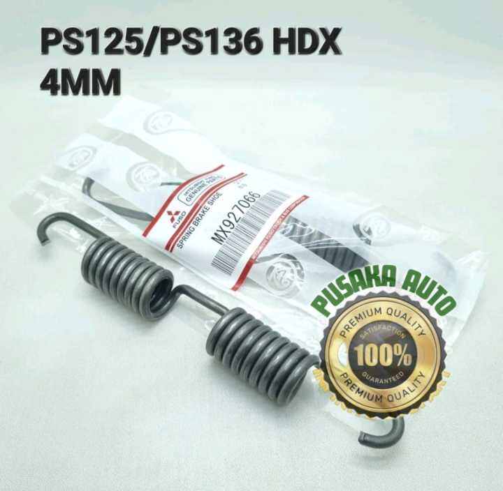 SPRING BRAKE SHOE PER KAMPAS REM CANTER HDX PS136 HDL TEBAL 4MM ...