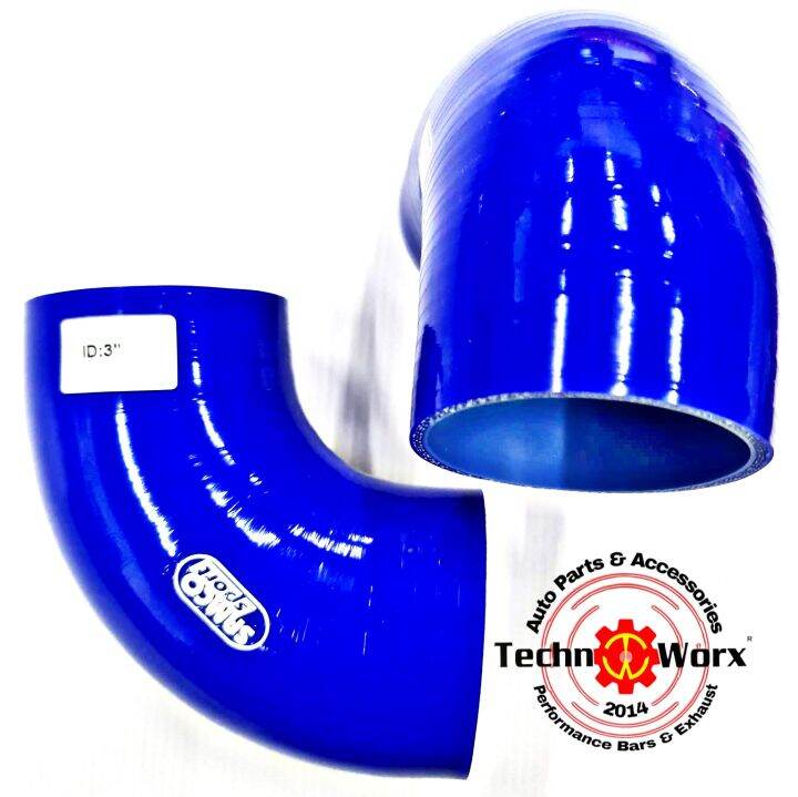 3in ID Samco Sports 90 Degrees Elbow Silicon Coupler 3ply Air Intake ...
