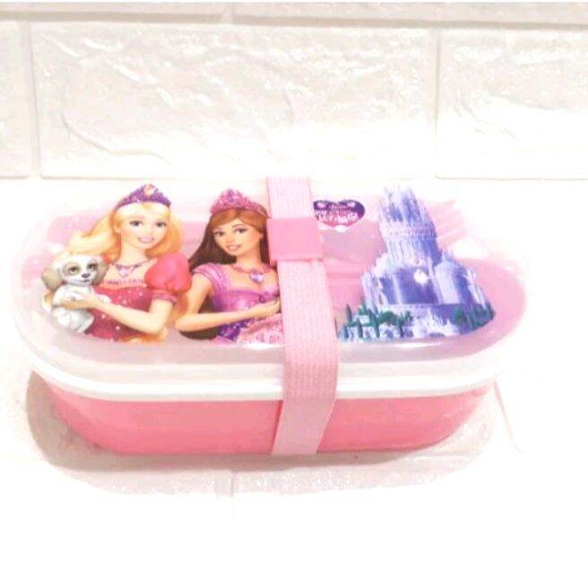 tempat makan lunch box barbie barbi barbay dan princess sofia | Lazada ...