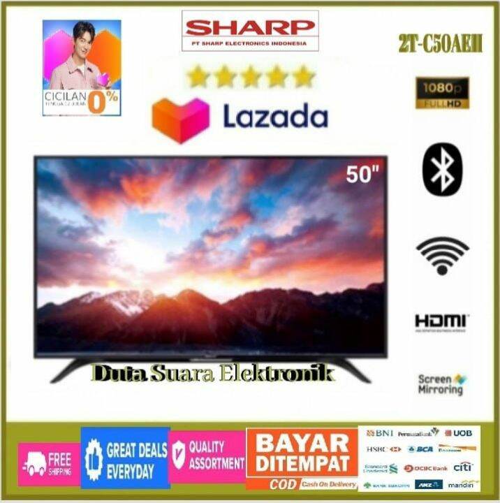 SHARP 50 Inch Full HD Smart LED TV - (Model :2T-C50AE1I) | Lazada Indonesia