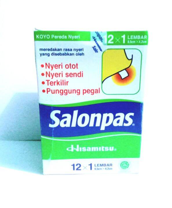 Salonpas Koyo 1 Box isi 10 sachet ( 1 Sachet 12 lembar ) - koyo pereda ...