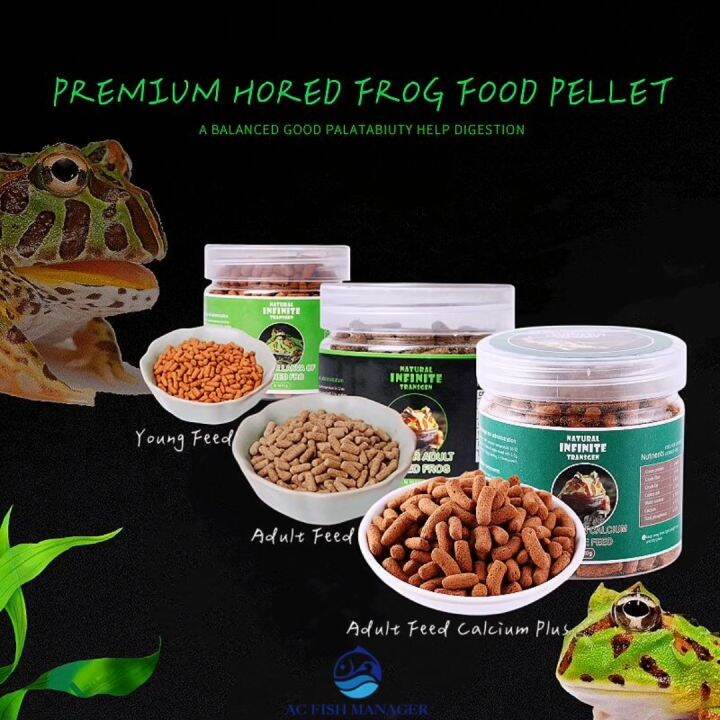 Premium Horned Frog Pacman Frog Food Shrimp Fish Flavor High Protein ...