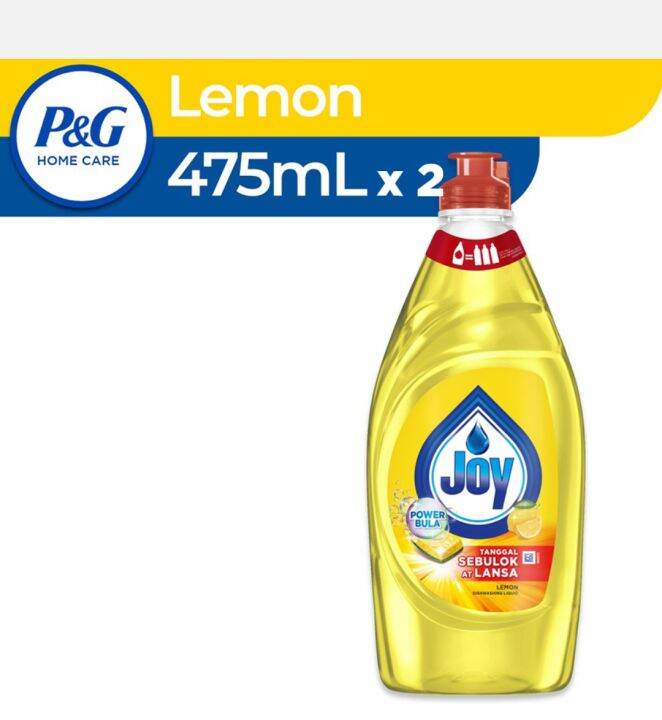 Joy Dishwashing Liquid Lemon | 475ml 2pcs | Lazada PH