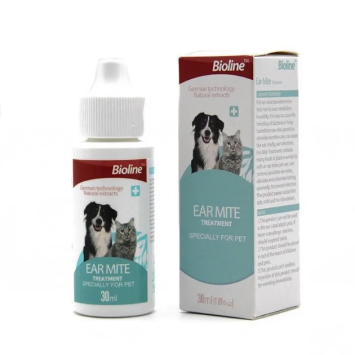 Bioline Ear Mite Treatment for Dogs and Cats 30ML | Lazada PH