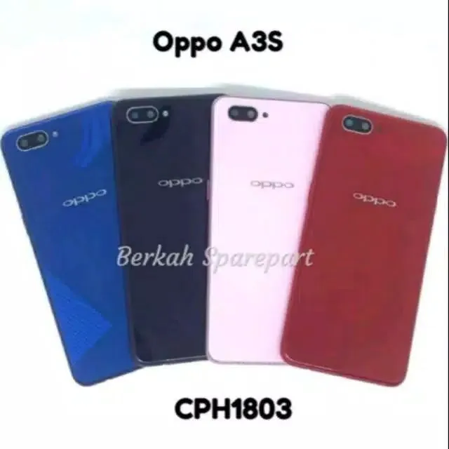 BACKDOOR BACK DOOR COVER CASING TUTUP OPPO A3S CPH1803 ORIGINAL ...