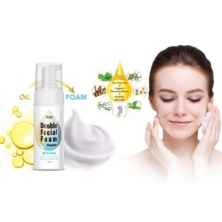 Double Facial Foam Cleanser Bioglo Cosway Buih Pencuci Muka Basuh Cuci ...