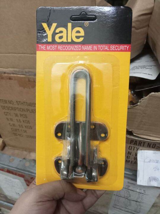 YALE SECURITY DOOR GUARD V18L US 11 COPPER | Lazada PH